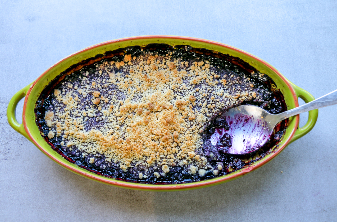 Vegan Blueberry Crumble The Buddhist Chef Vegan Blueberry Crumble The Buddhist Chef